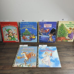 HOLIDAY Little GOLDEN Books Build A Book Bundle Collection Choose ...