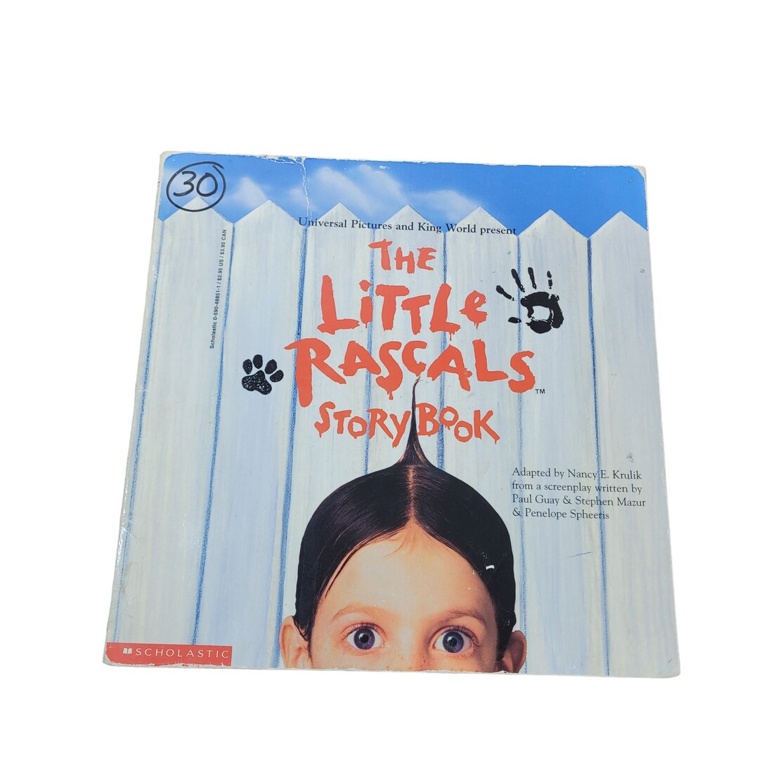 The Little Rascals Storybook by Krulik Nancy Movie Tie in - Etsy