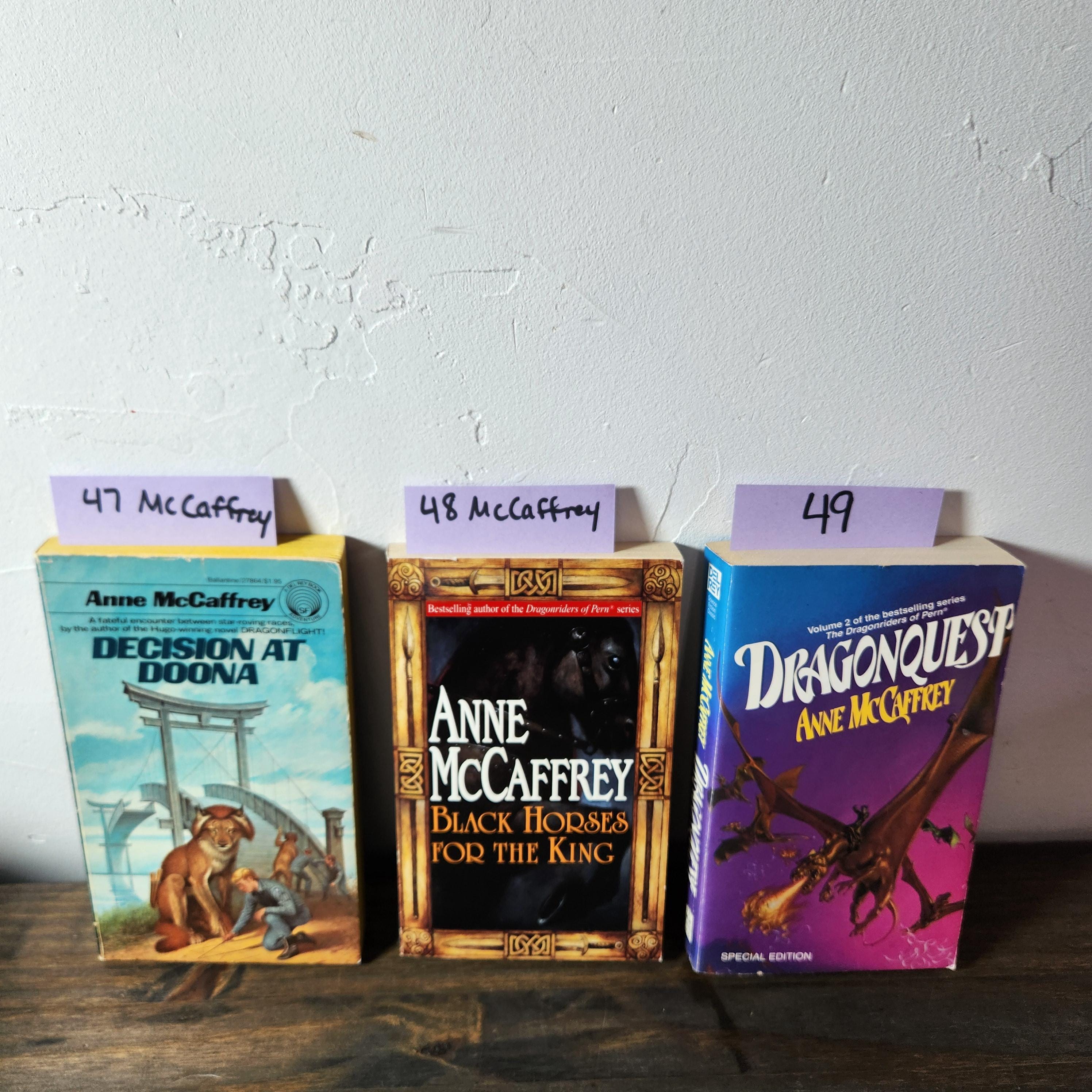 ANNE MC CAFFREY Mccaffreybuild a Book Lot Choose Titles Fantasy ...