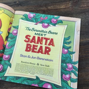 The Berenstain Bears Meet Santa Bear Softcover Picture Book 1984 P1534 ...