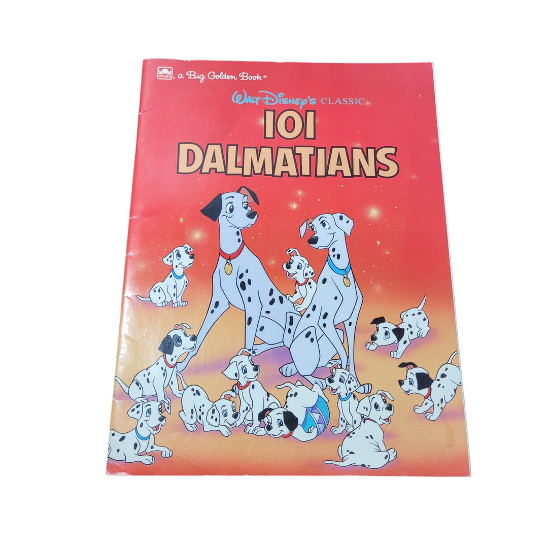 One Hundred One 101 Dalmatians Big Golden Book Paperback Vintage 90s ...