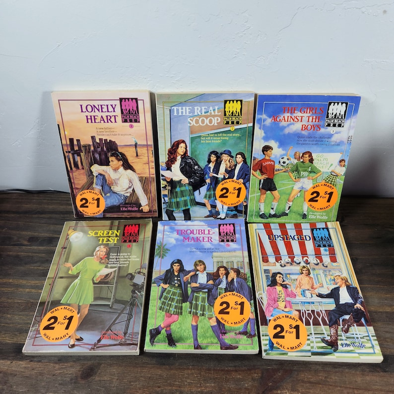 Palm Beach Prep Book Series Lot Set Books 1-6 by Elle Wolfe 1989 Angel ...