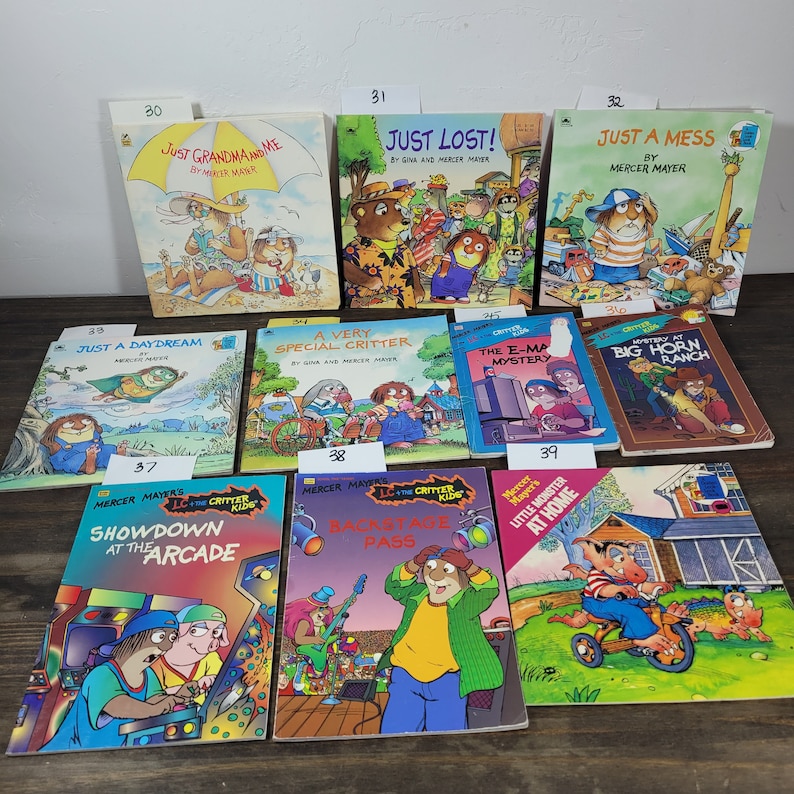 MERCER MAYER Little Critter Monster Critter Kids Series Build a Book ...