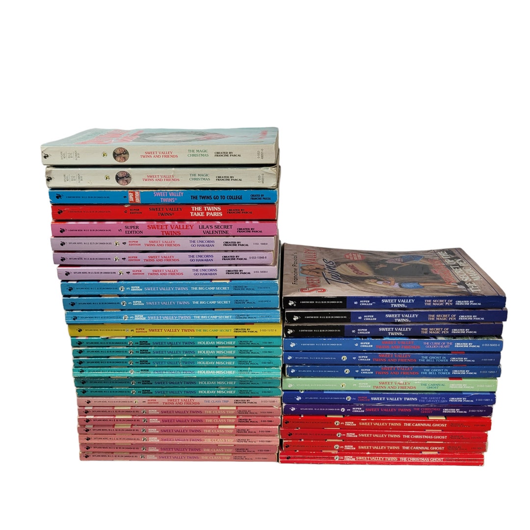 SWEET VALLEY TWINS Super Editions and Chillers Build A Book Lot ...