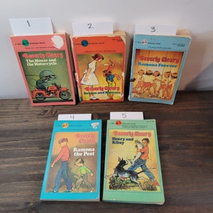 BEVERLY CLEARY SMALL Paperbacks Build a Book Lot Choose Titles Chapter ...