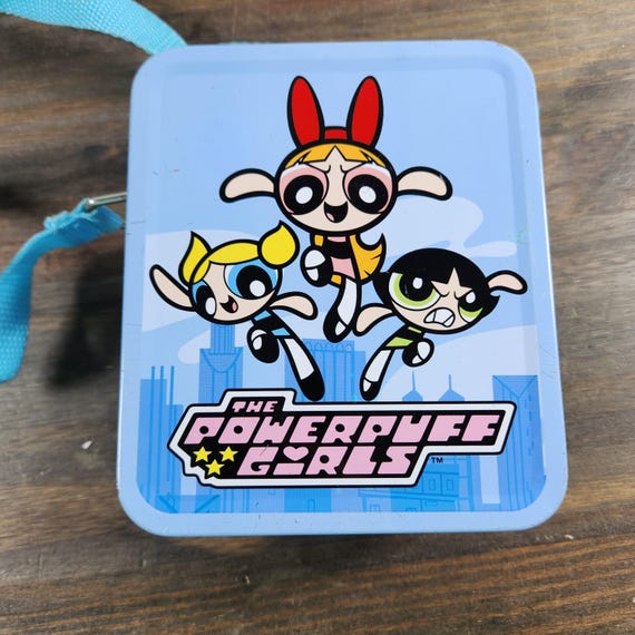 Powerpuff Girls Blue Graphic Print Mini Box Tin Shoul… - Gem