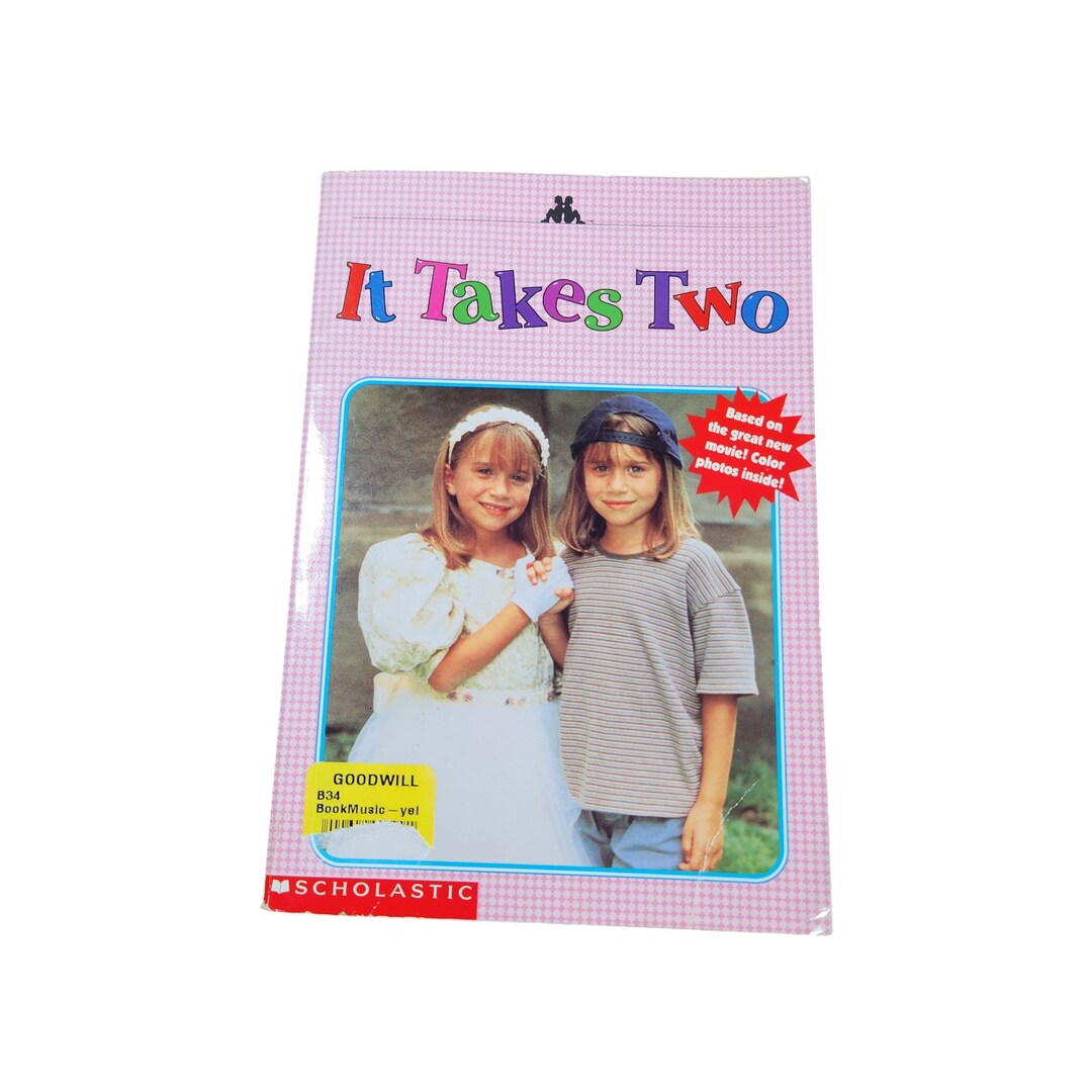 It Takes Two Movie Tie in Novelization Book Paperback Mary Kate and ...