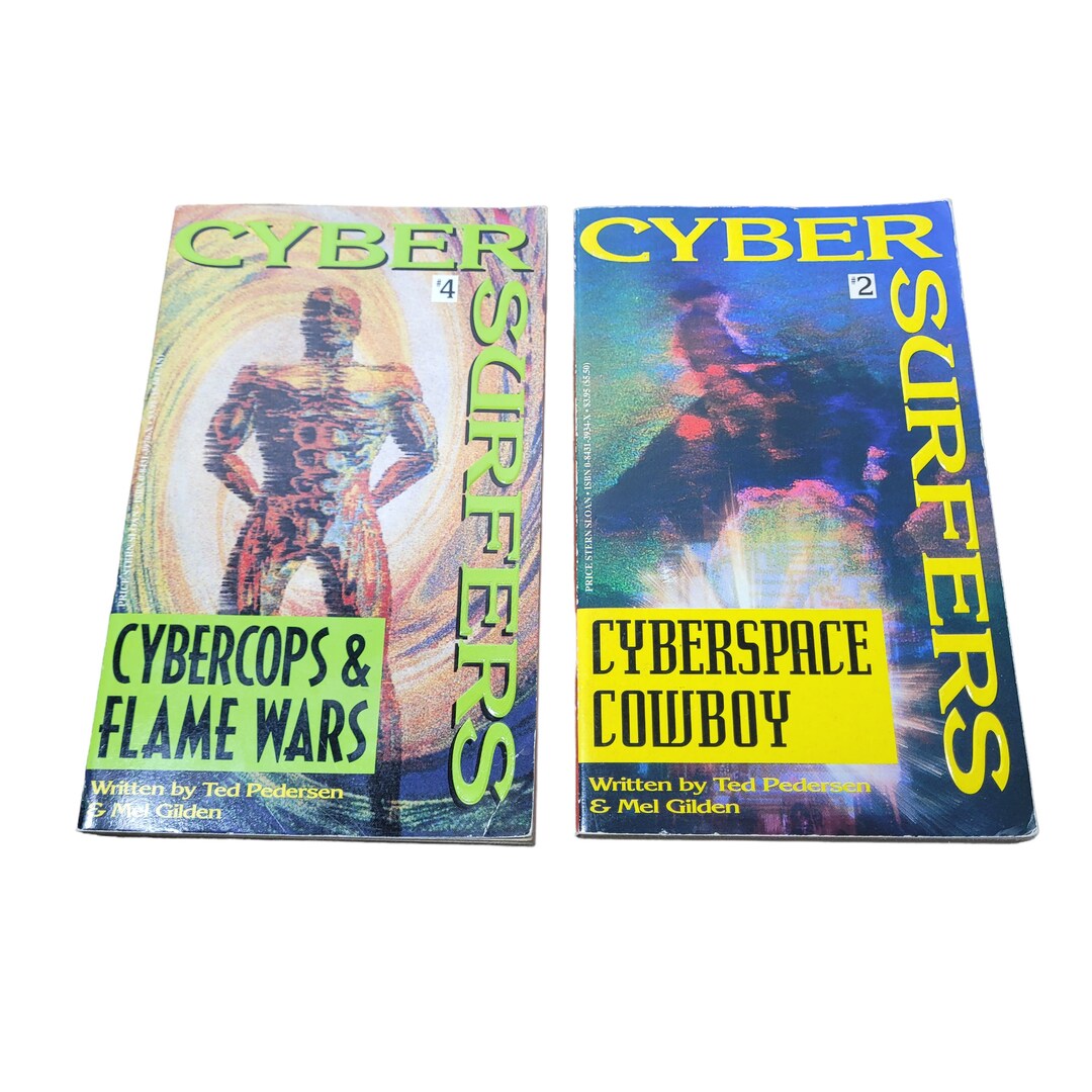 Cybersurfers Series by Mel Gilden Ted Pederson Lot of 2 Papeback Books ...