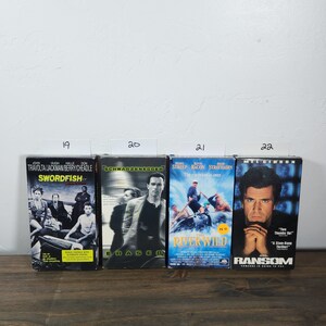 Action Adventure Crime Spy VHS CHOOSE TITLES Video Cassette Tapes ...