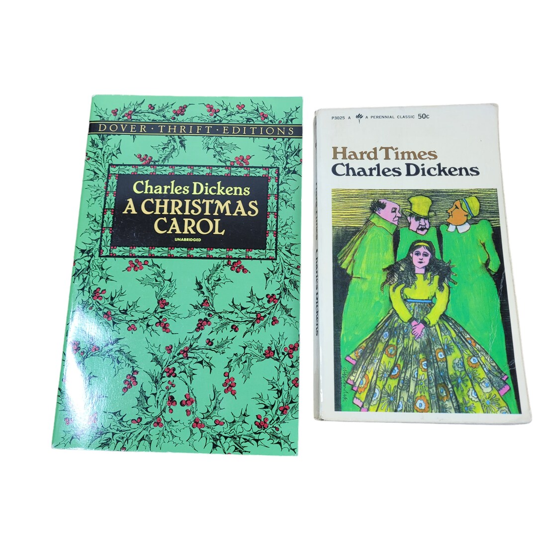 A Christmas Carol Hard Times by Charles Dickens 1965 Paperback Harper ...
