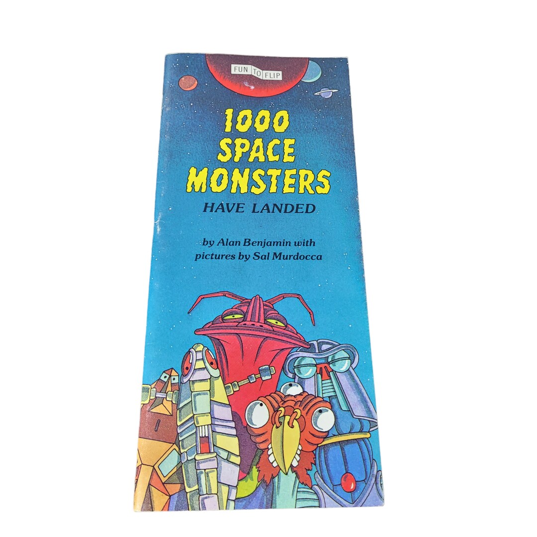 1000 Space Monsters Have Landed Alan Benjamin 1980 Scholastic - Etsy