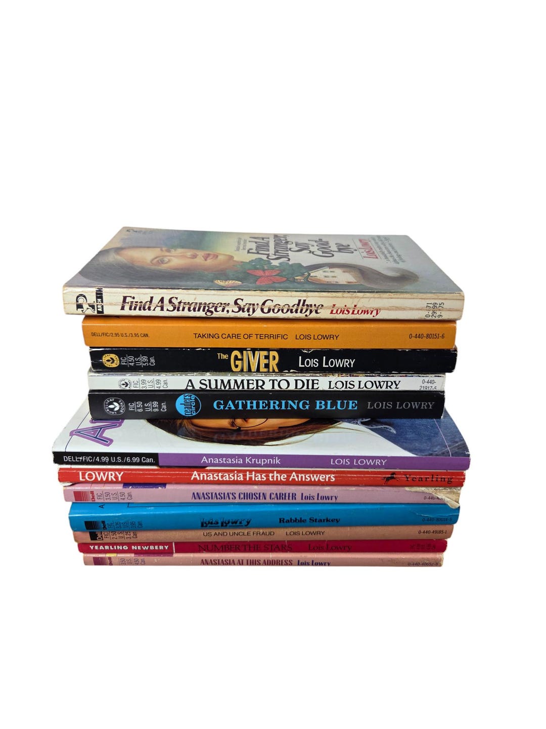 Number the Stars Anastasia Giver by Lois Lowry Bundle Lot of 12 ...