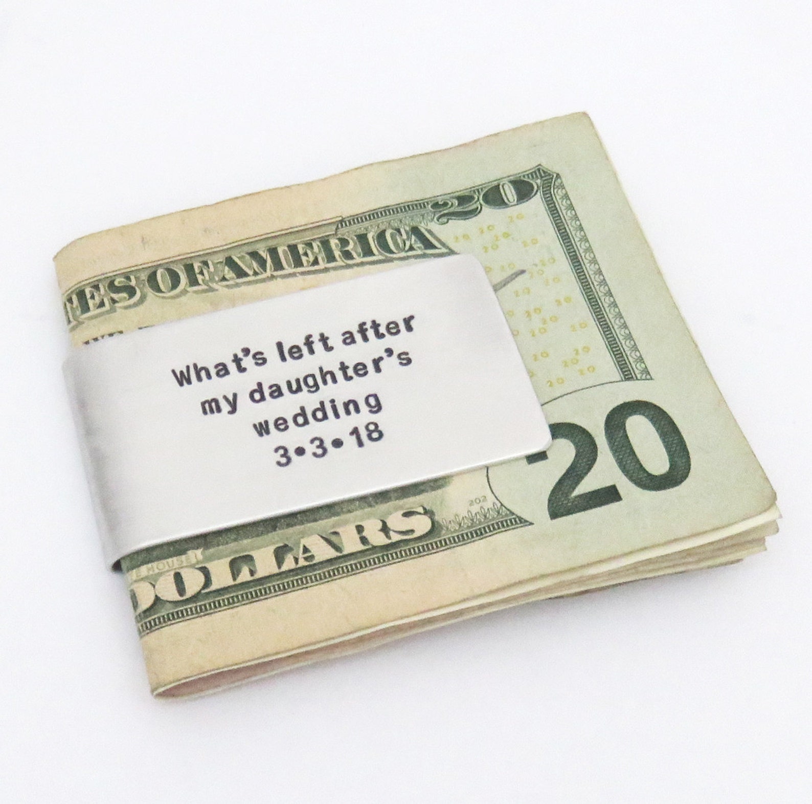 Father of the Bride Gift Personalized Money Clip Funny Gift for Dad ...