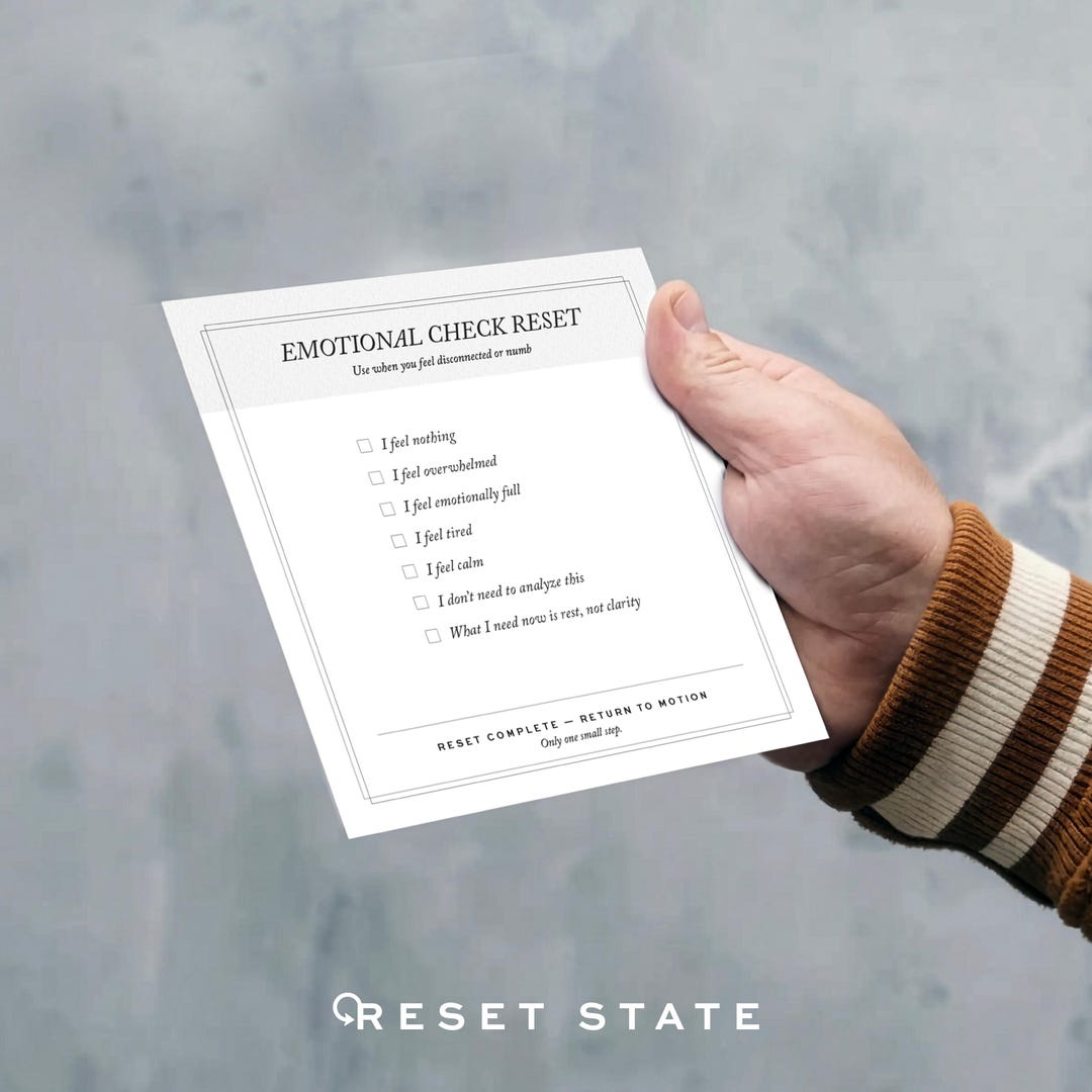 Emotional Check-in Card – 5-minute Mental Break Printable - Etsy