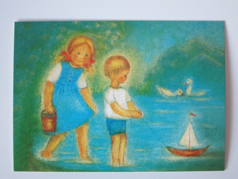 Summer Postcard Seasonal Table Waldorf - Etsy