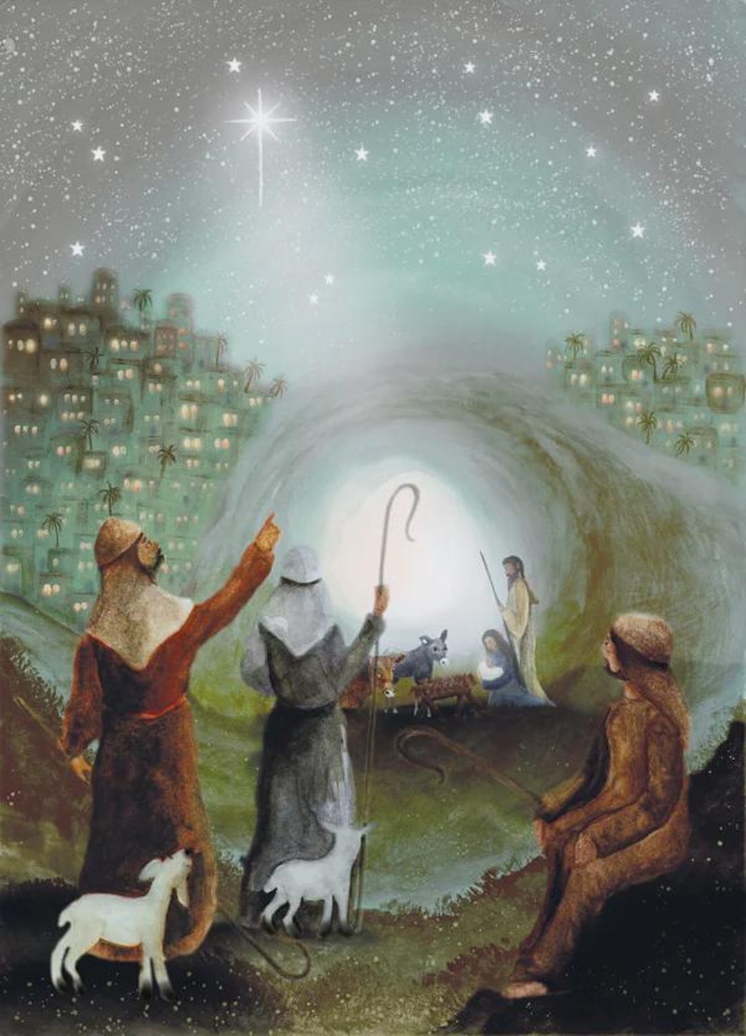 Star of Bethlehem - Postcard for the Seasonal Table - Christmas ...