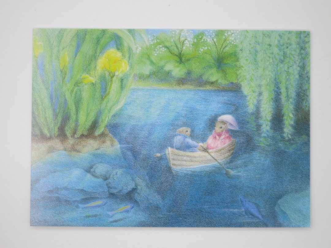 Boat Trip - Postcard for the Seasonal Table - Summer - Waldorf - Art ...