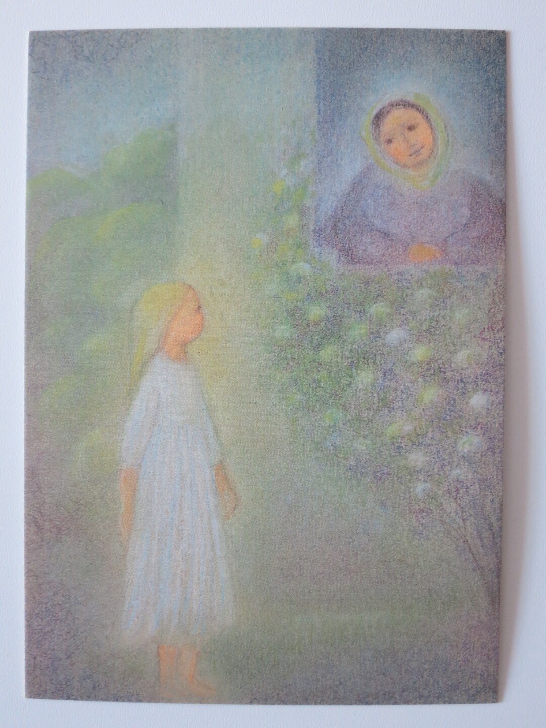 Mother Holle at the Window - Seasonal Table - Postcard - Waldorf - Art ...