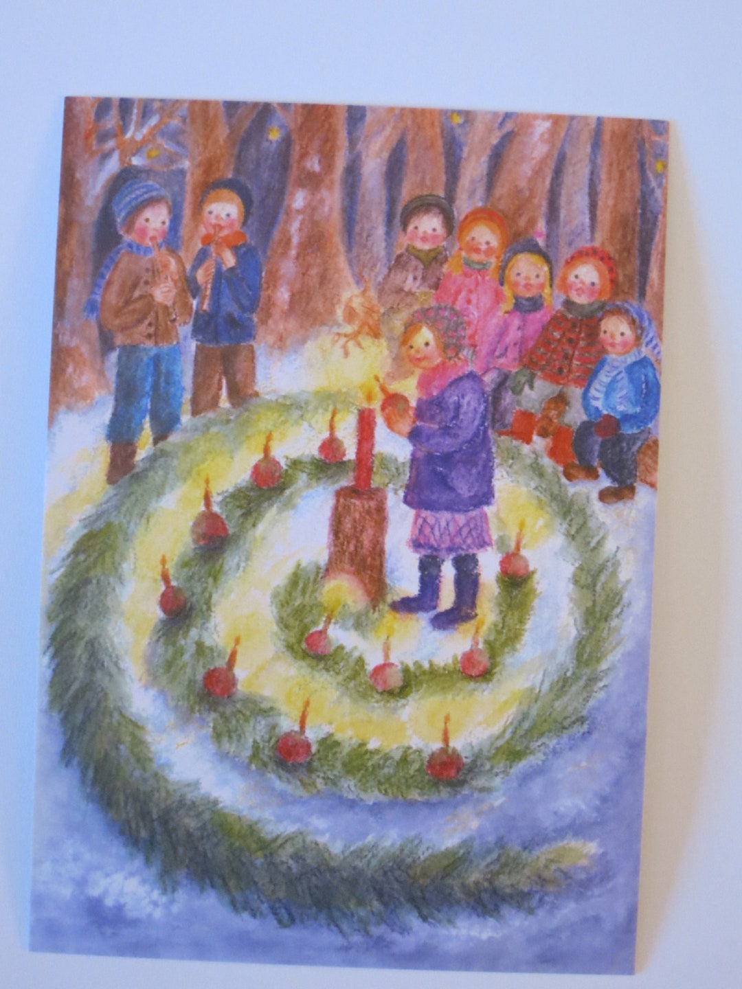 Advent Garden in the Forest - Postcard - Seasonal Table - Waldorf ...