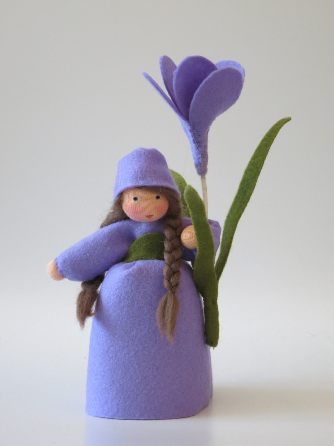 Crocus Flower Child Waldorf Spring Nature Table - Etsy