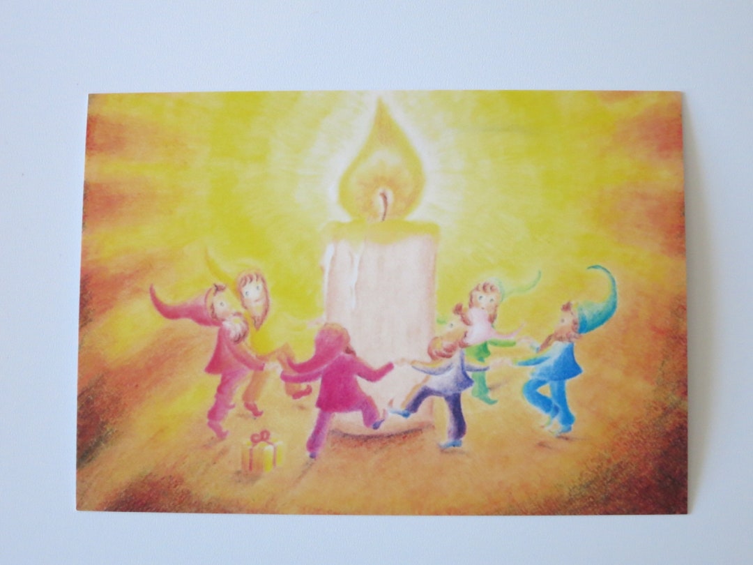 Birthday Dance of the Dwarves - Postcard - Seasonal Table - Waldorf ...