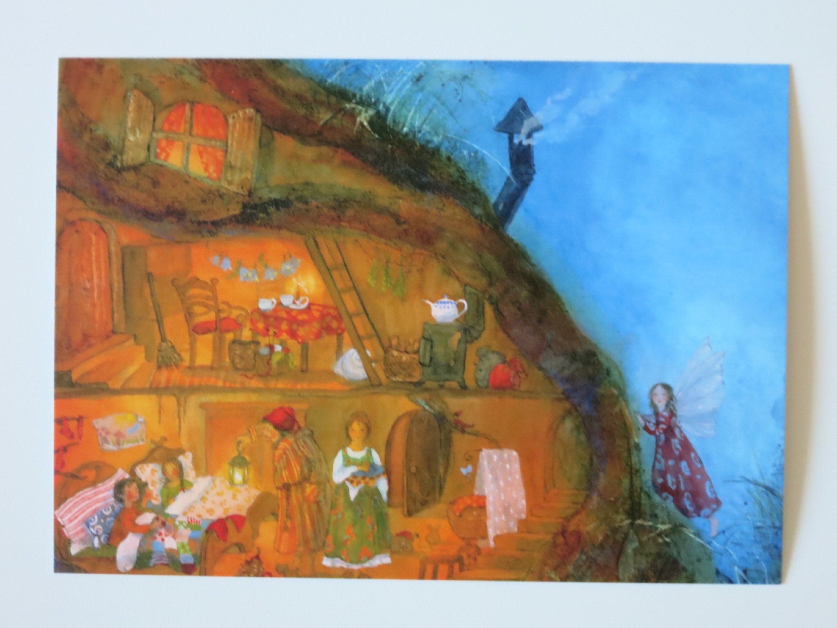 Postcards Waldorf Seasonal Table Elven Moon Postcard Stationery etna.com.pe