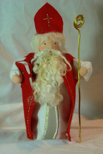 Saint Nicholas Christmas Holiday Decoration Waldorf - Etsy Canada