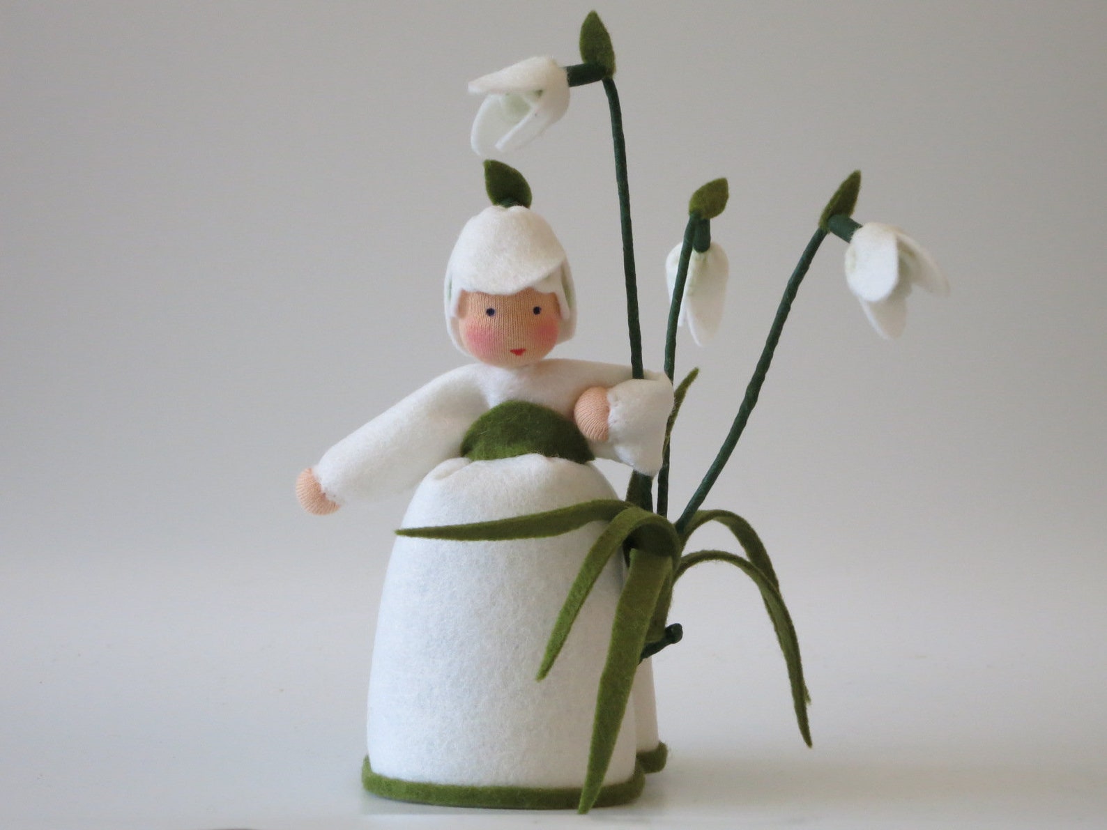 Little Snowdrop Flower Child Waldorf Nature Table - Etsy