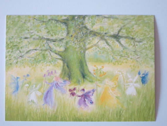 Postcards Waldorf Seasonal Table Elven Moon Postcard Stationery etna.com.pe