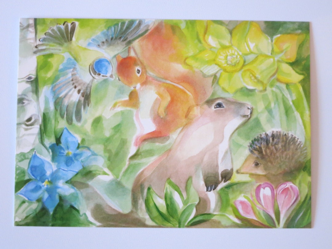 Spring Joy - Postcard for the Seasonal Table - Spring - Waldorf - Art ...