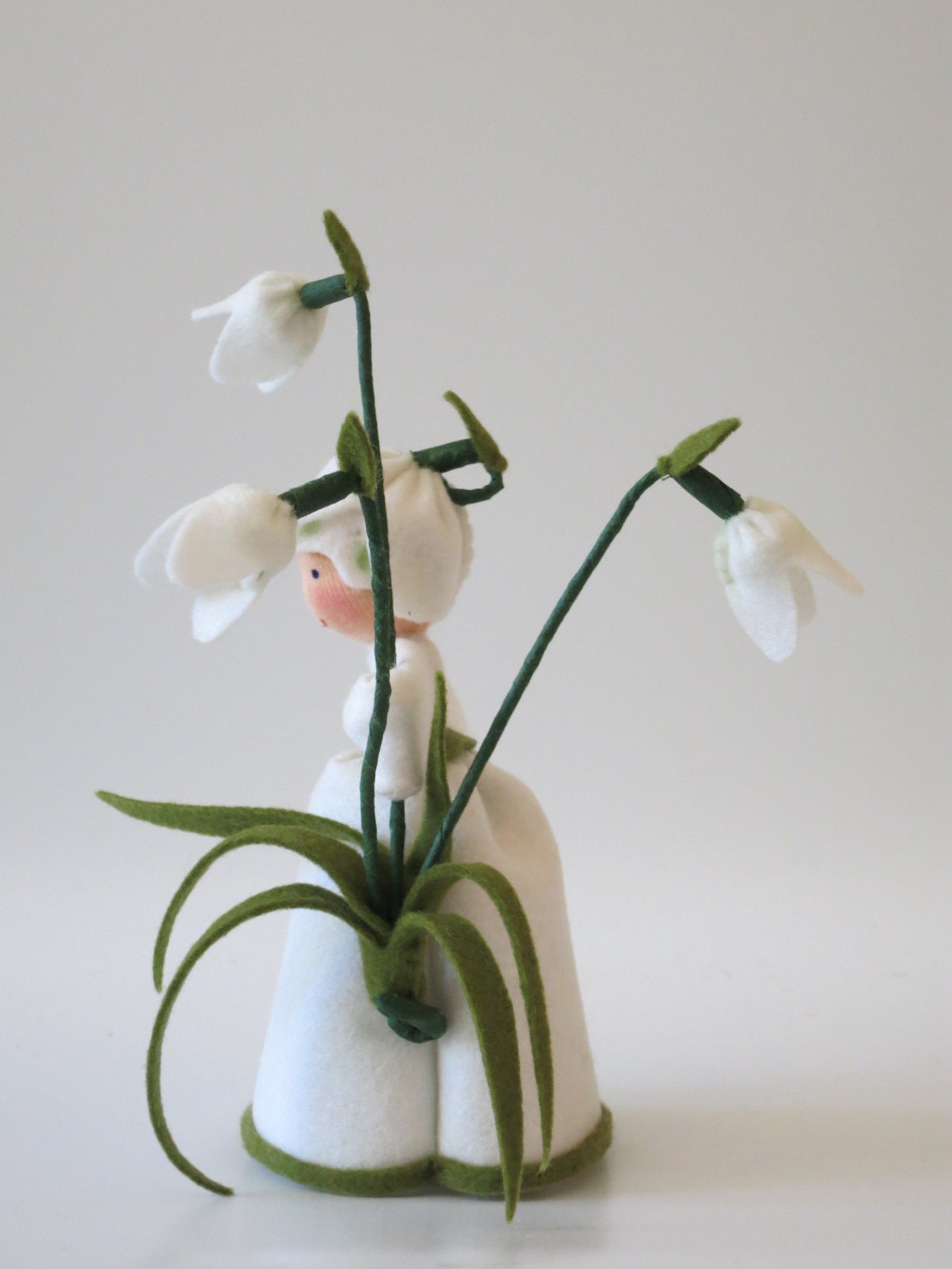 Little Snowdrop Flower Child Waldorf Nature Table - Etsy