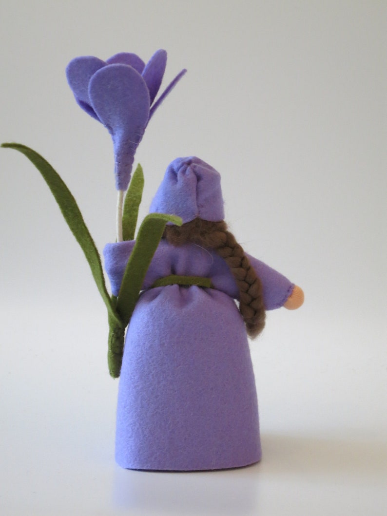 Crocus Flower Child Waldorf Spring Nature Table | Etsy