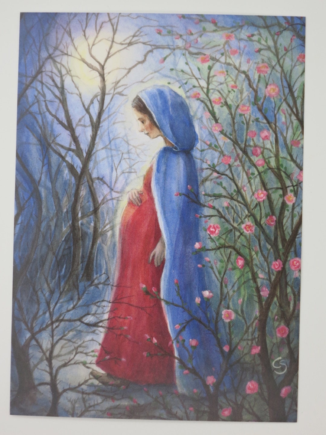 Maria durch ein Dornwald ging - Postkarte - Jahreszeitentisch - Waldorf ...