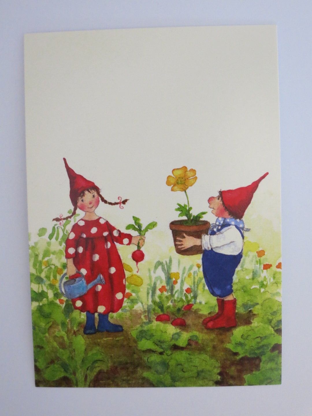 Pippa and Pelle in the Garden - Postcard - Seasonal Table - Waldorf ...
