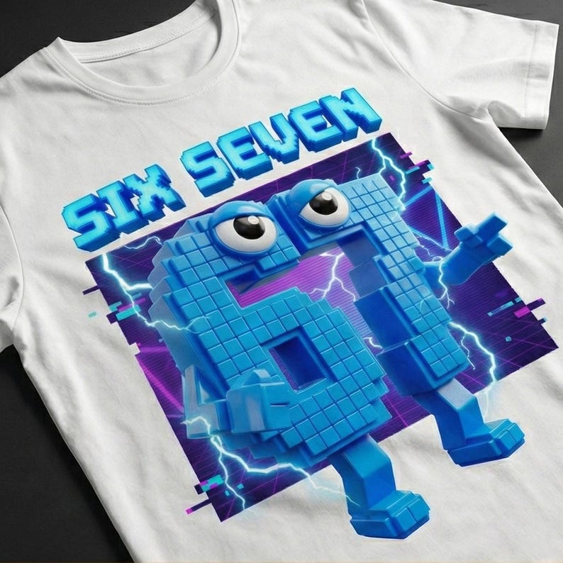 Steal A Brainrot Six Seven PNG, Brick Style 67 Character, Italian ...