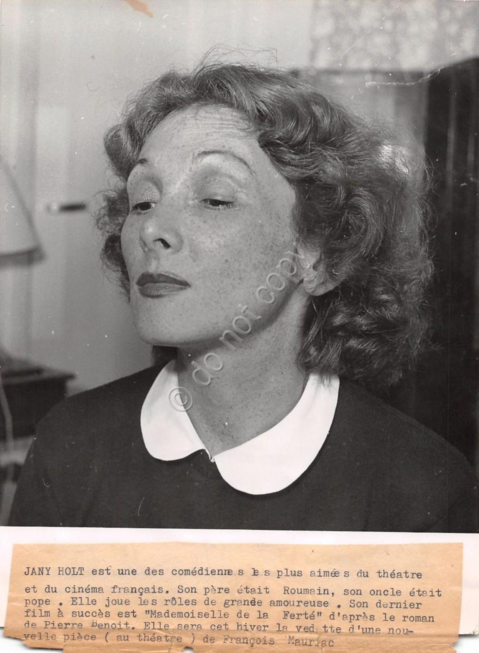 Jany Holt Original Photo From the 1950s Actress - Etsy
