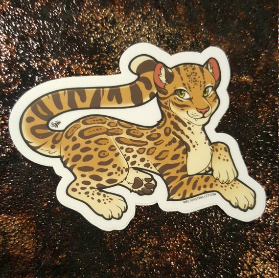 Ocelot Sticker - Etsy