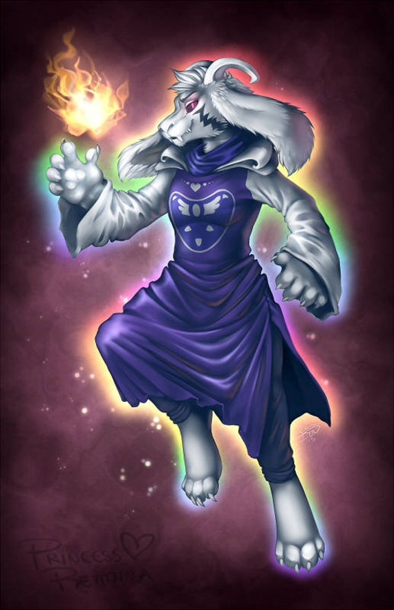 11x17 Asriel Dreemurr Print | Etsy