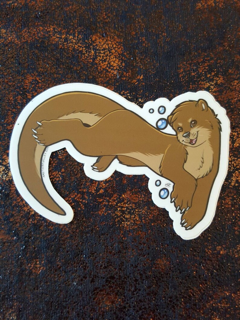 Otter Sticker - Etsy
