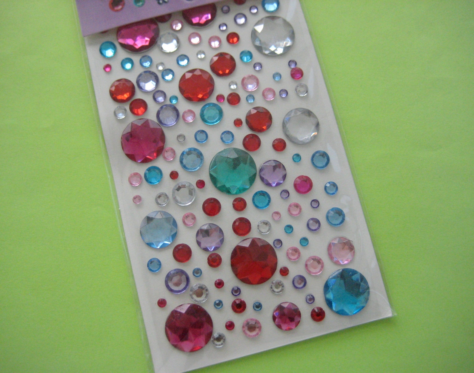 Rhinestones Stickers Self Adhesive Assorted Sizes Round - Etsy