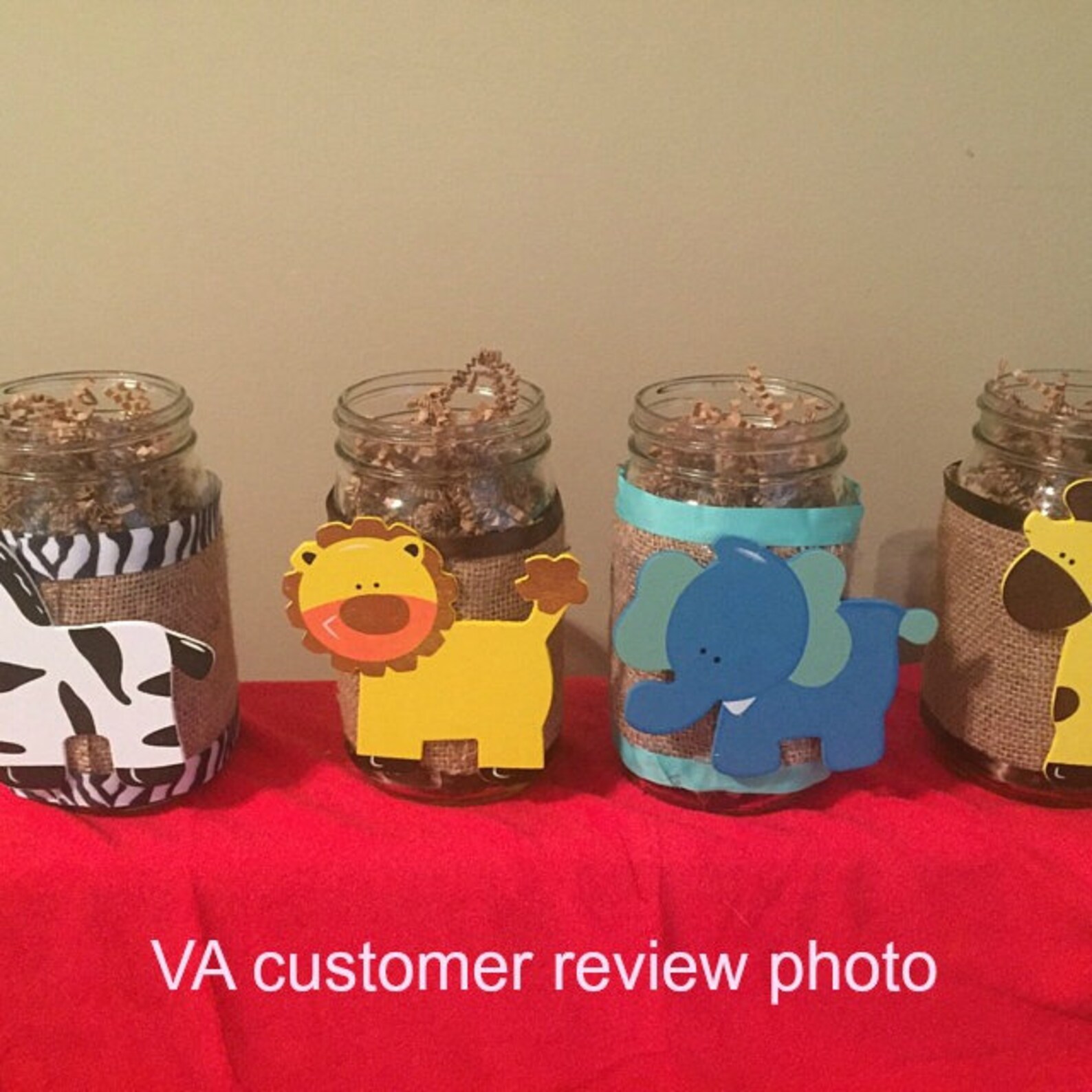 Assorted Wooden Animals Monkey, Giraffe, Tiger, Lion, Elephant for ...