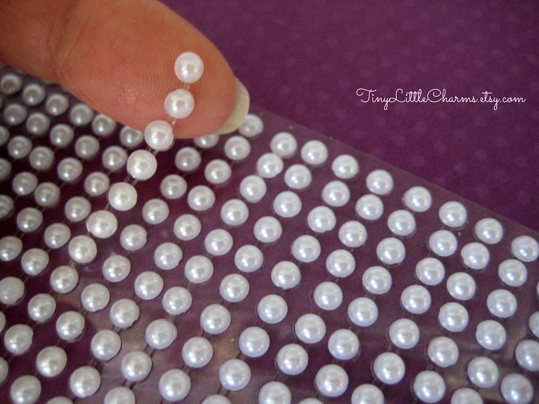 4 Mm Self Adhesive Half Pearl Strips, DIY Embellishments, 1000 Pieces ...