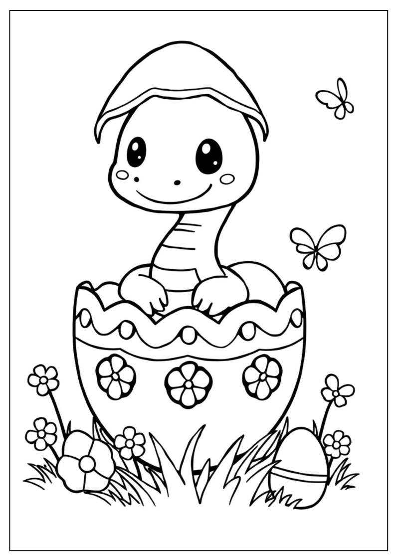 Easter Coloring Pages Bundle for Kids 45+ Pages | Free Screen Home ...