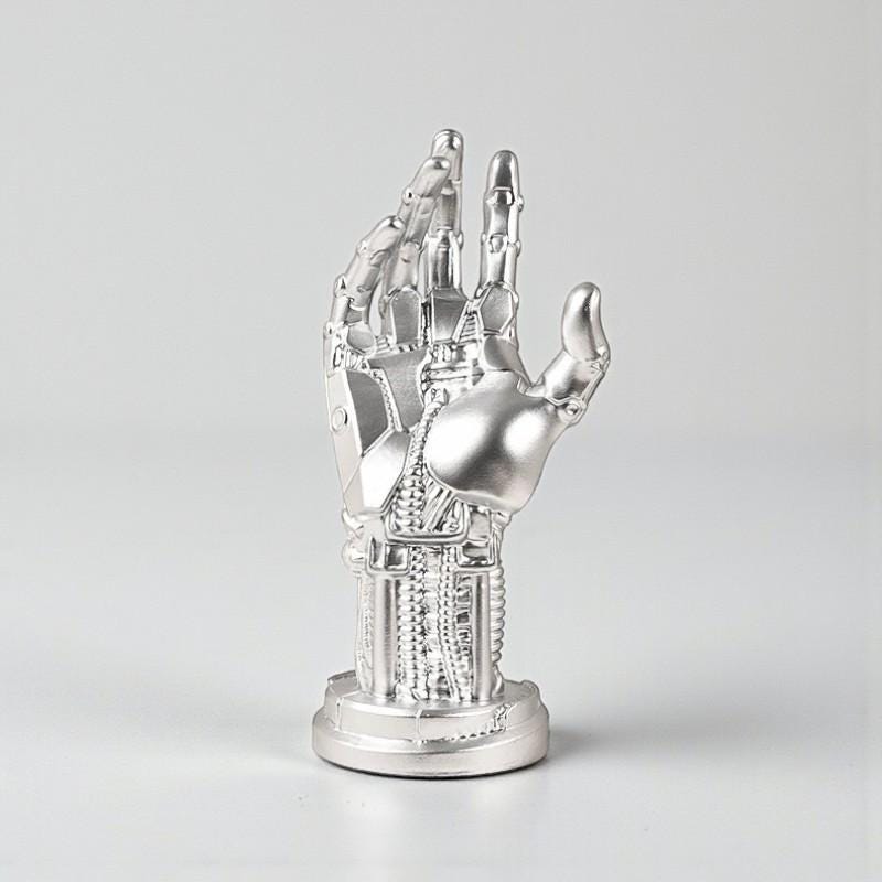 Cyberpunk Mechanical Hand Sculpture Desktop Decor for Gamers - Etsy
