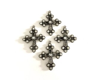 Rhinestone cross | Etsy