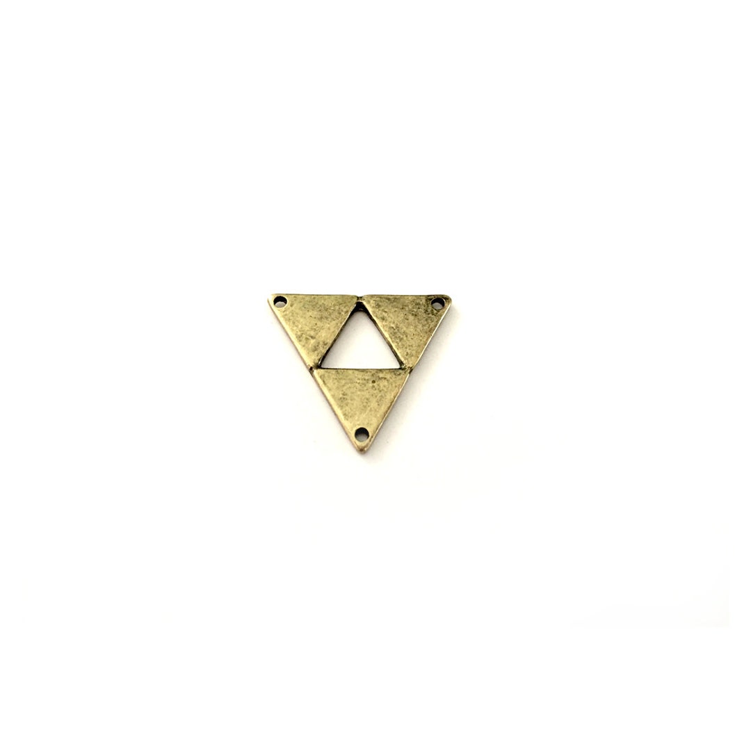 Gold Metal Triangle Connector Pyramid Connector Rosary - Etsy
