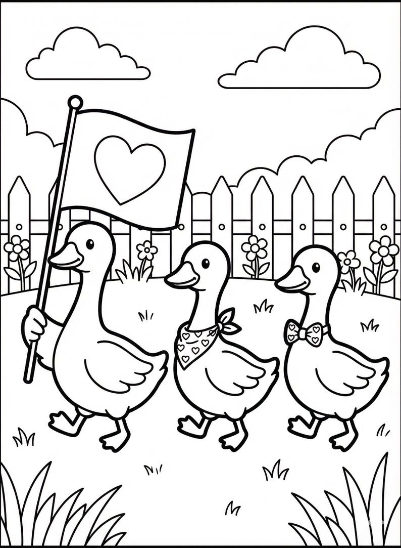 Cuzy Animals Coloring Book | Kawaii Couples (PDF) - Etsy