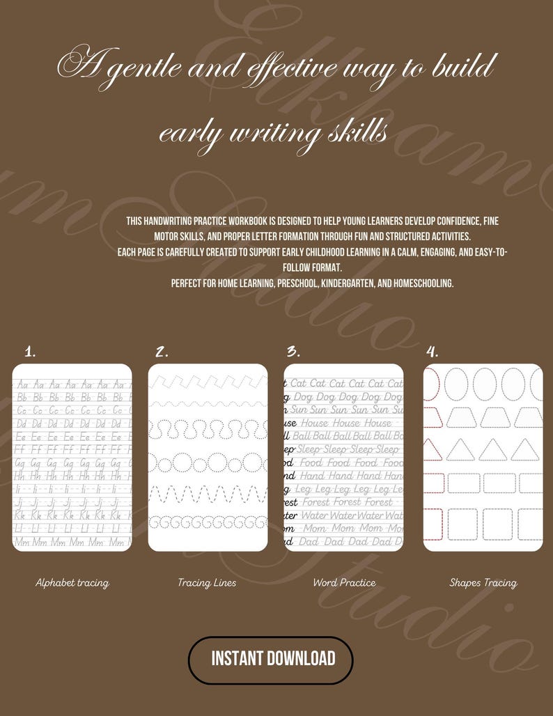 Printable Handwriting Practice Sheets for Kids | Writing Worksheets ...