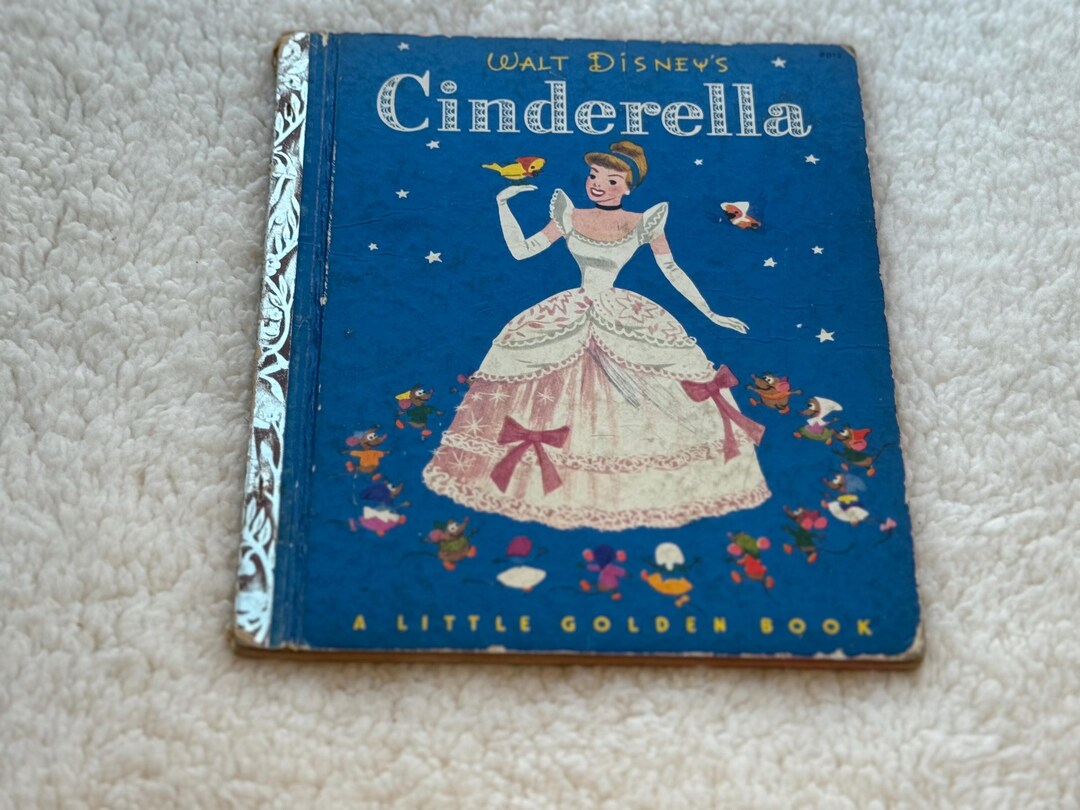 Vintage 1950 Little Golden Book: Walt Disney's Cinderella (D-13 ...