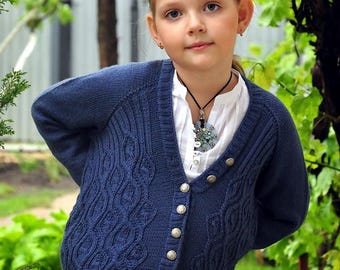 Marine Cardigan Knitting Pattern - Etsy